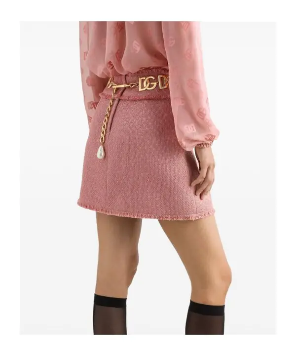 Dolce & Gabbana Tweed Mini Skirt
