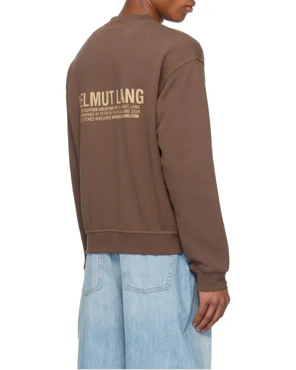 Helmut Lang Brooklyn Postcard Sweatshirt