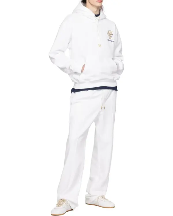 Casablanca Logo Embroidered Hoodie