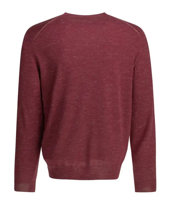 Zegna Marl Knit Crew-neck Sweater
