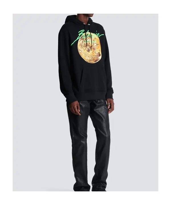 Balmain Universe Logo And Planet Hoodie