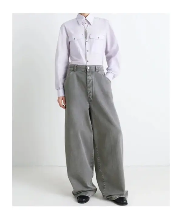 LEMAIRE Snow-wash Tapered Trousers