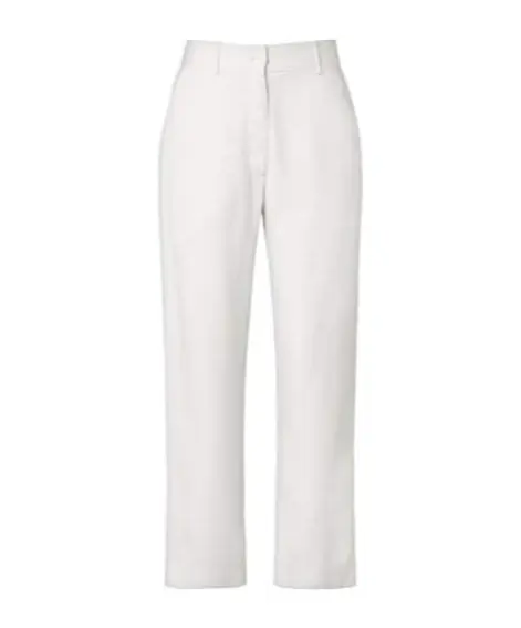 THE ROW Cropped Straight-leg Cotton Pants