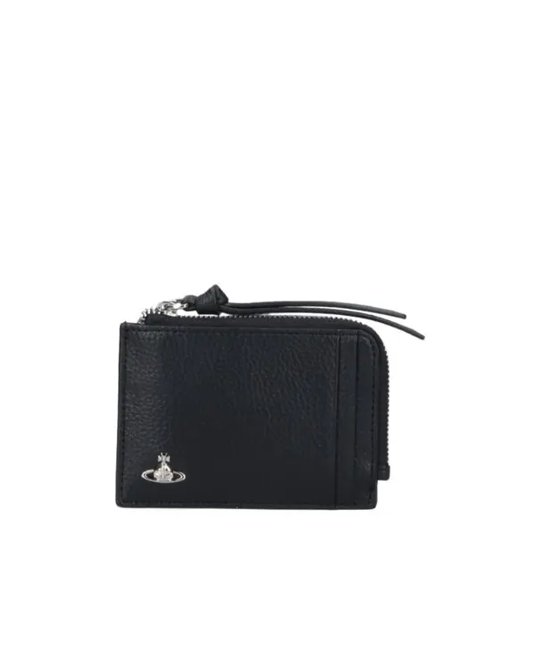 VIVIENNE WESTWOOD Zipped Wallets - Black