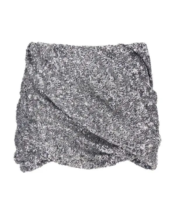 Attico All-over Sequinned Mini Skirt