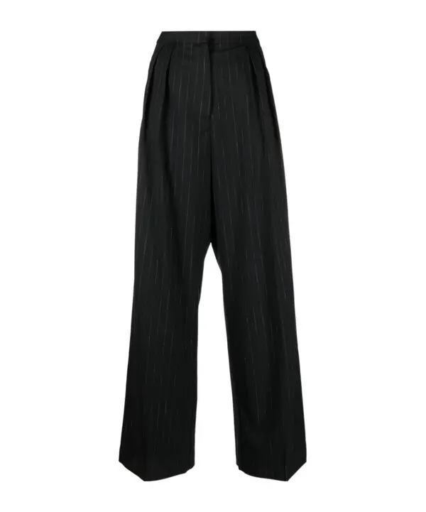 RÓHE Striped Pleated Trousers