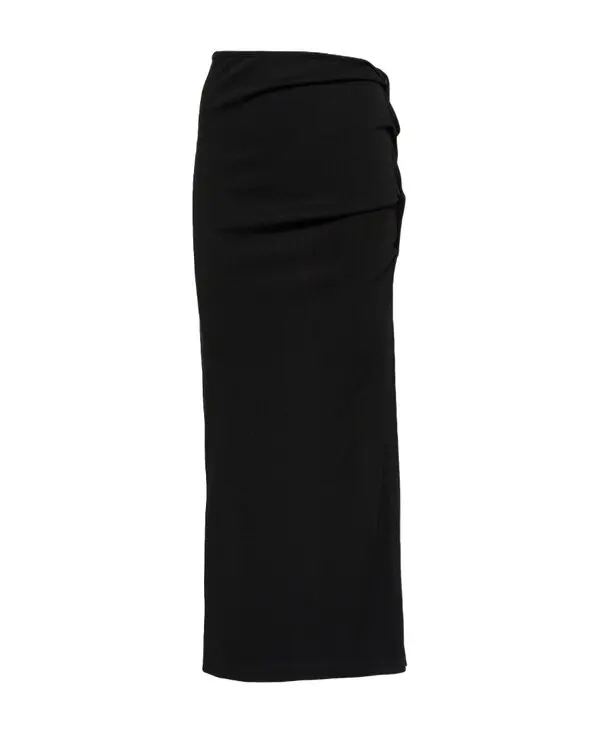 Christopher Esber Ribbed Skirt With Twisted Side Detail