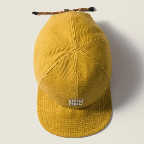 Miu Miu Embroidered Logo Baseball Cap