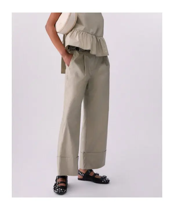 Liu Jo Pleated Wide-leg Trousers