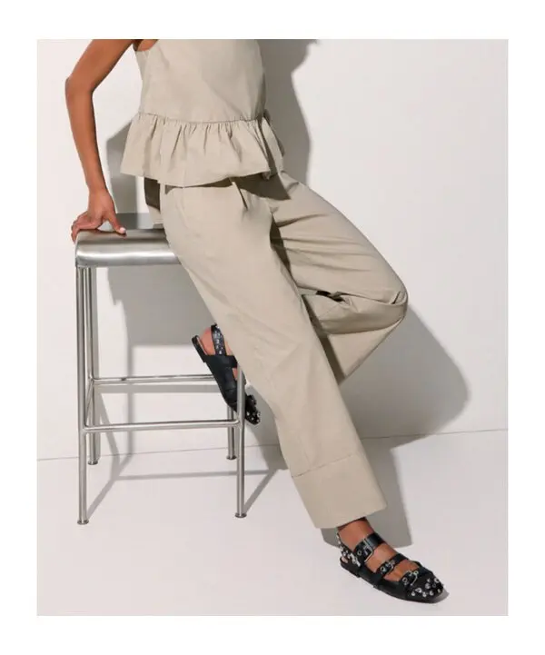 Liu Jo Pleated Wide-leg Trousers