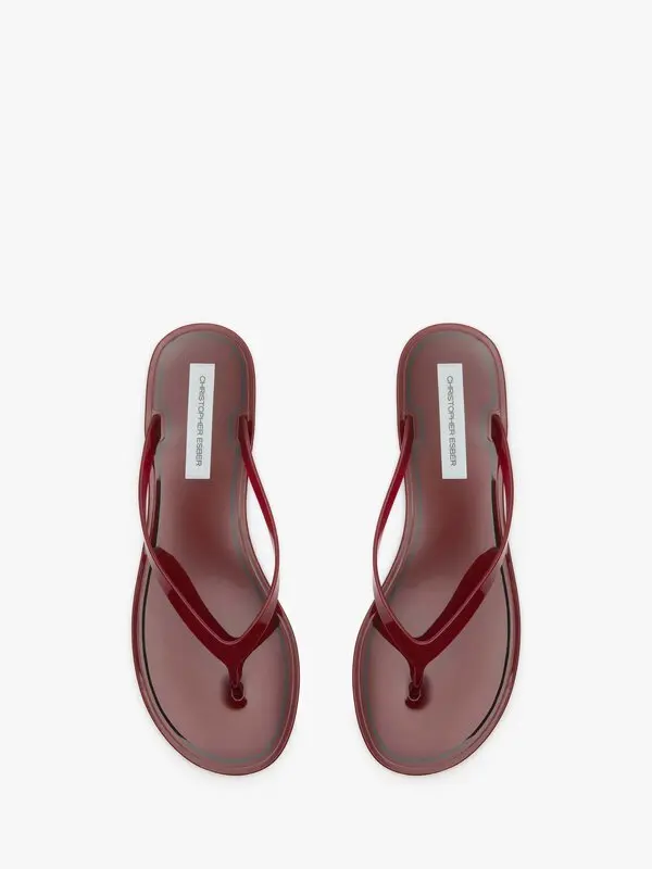 Christopher Esber Glossy Flip-flops