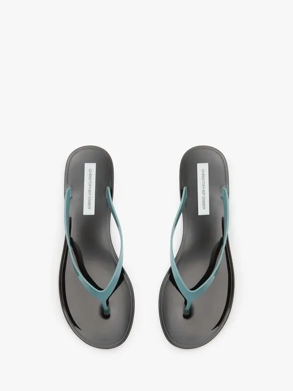 Christopher Esber Open-toe Flat Sandals - Gray