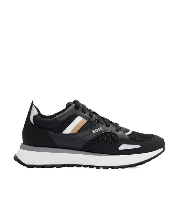 Hugo Boss Lace-up Round Toe Sneakers