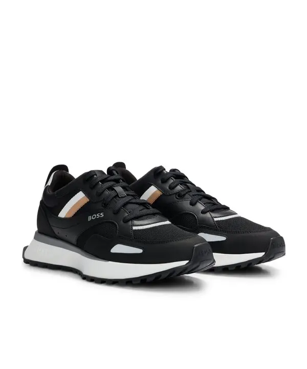 Hugo Boss Lace-up Round Toe Sneakers