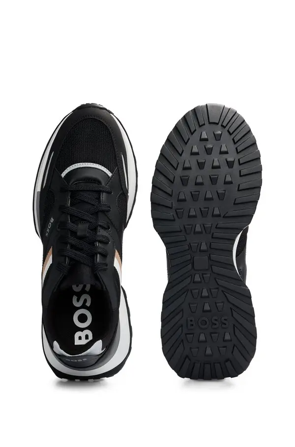 Hugo Boss Lace-up Round Toe Sneakers