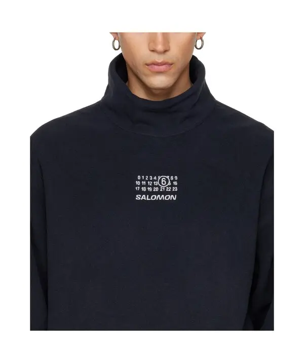 MAISON MARGIELA Numeric Logo Engraved Hoop Earrings