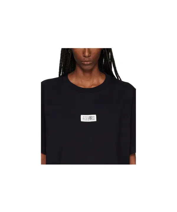 MAISON MARGIELA Numeric Logo Engraved Hoop Earrings