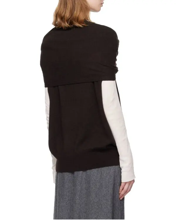 LISA YANG Othelia Cut-out Sweater - Black