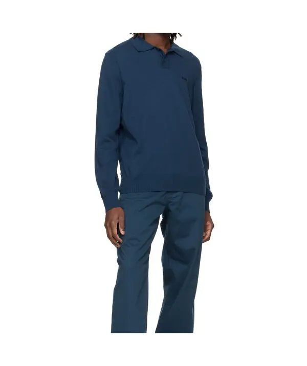 Hugo Boss Logo-embroidered Buttoned Polo Top