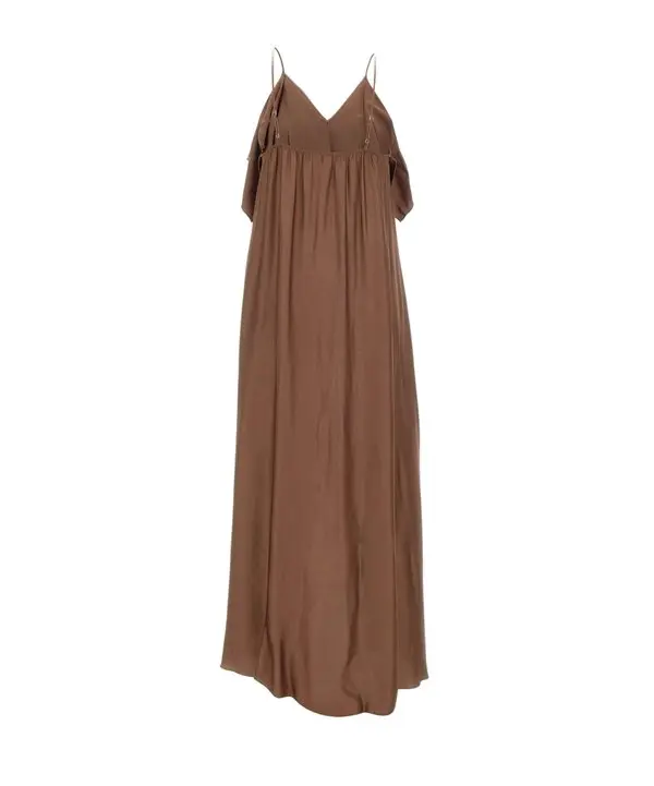 KAOS V-neck Ruffled Maxi Dress