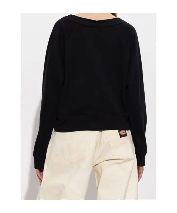 Victoria Beckham Crewneck Long Sleeve Sweatshirt