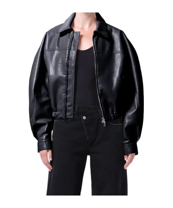 AGOLDE Dixon Cocoon Zip Bomber Jacket