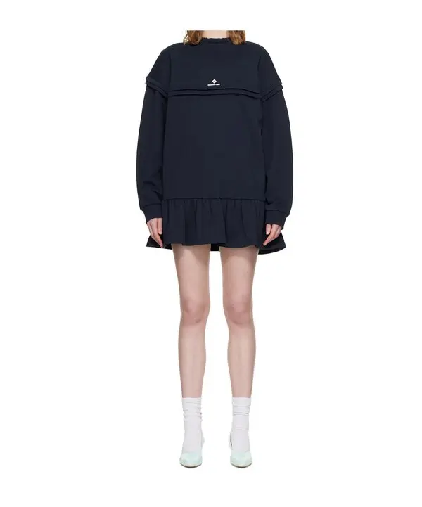 SHUSHU/TONG Long-sleeved Pleated Dress