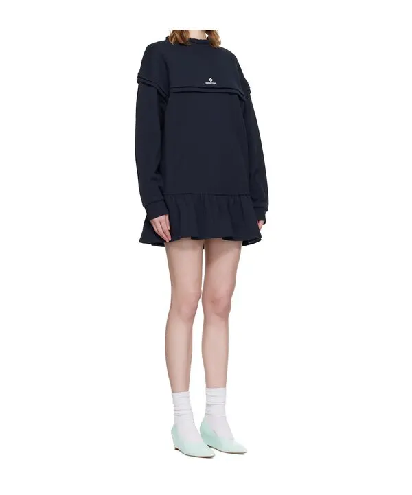 SHUSHU/TONG Long-sleeved Pleated Dress