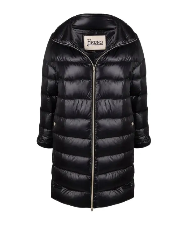 Herno Long-sleeved Down Jacket With Stand Collar