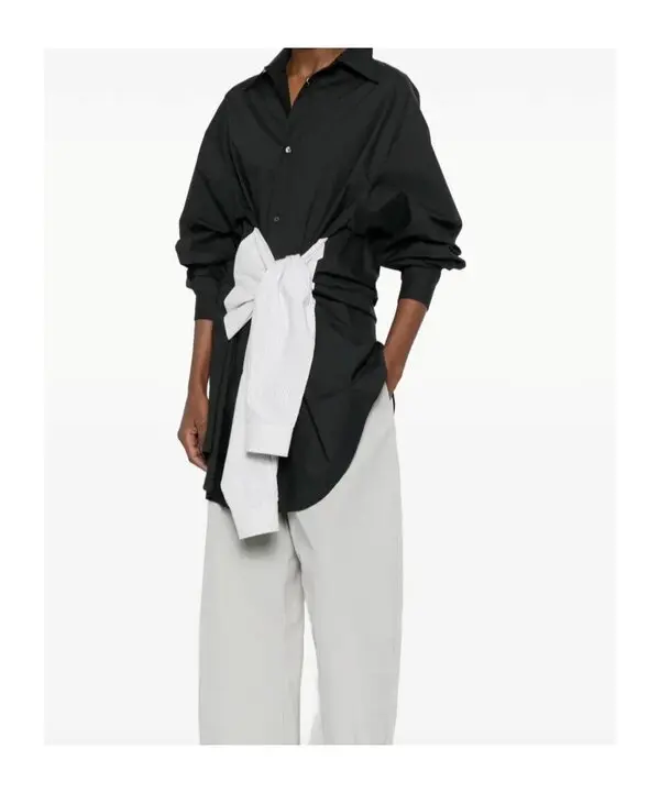 MAISON MARGIELA Striped Panelled Shirt