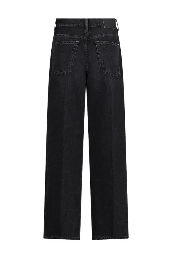 Acne Studios Relaxed Fit Flared Jeans - Black