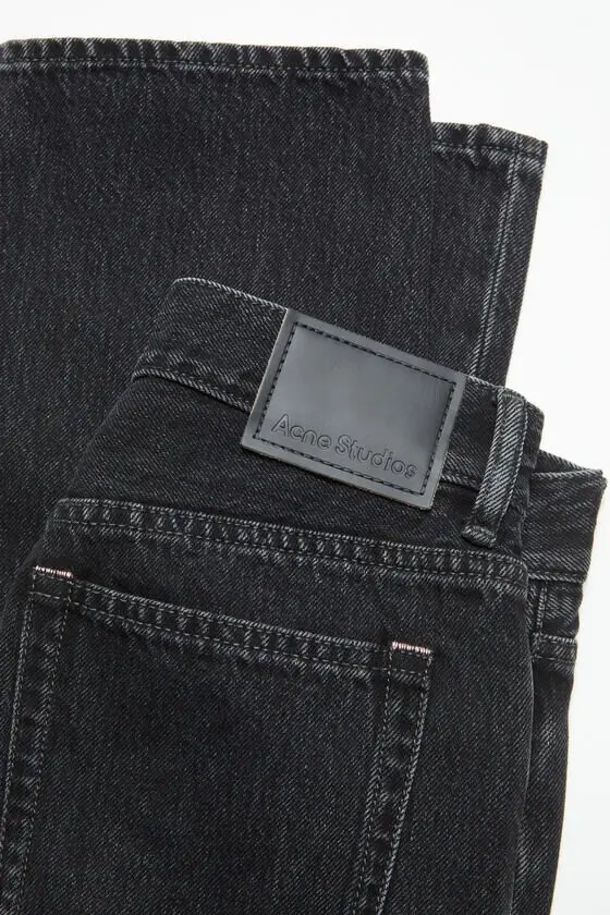 Acne Studios Relaxed Fit Flared Jeans - Black
