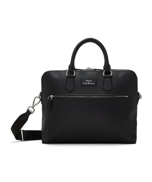 Polo Ralph Lauren Leather Briefcase - Black