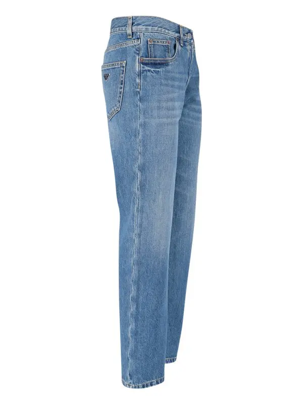 Prada Triangle Logo Jeans