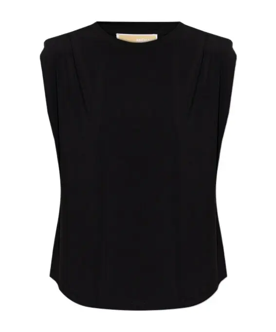 Michael Kors Sleeveless Top With Padded Shoulders