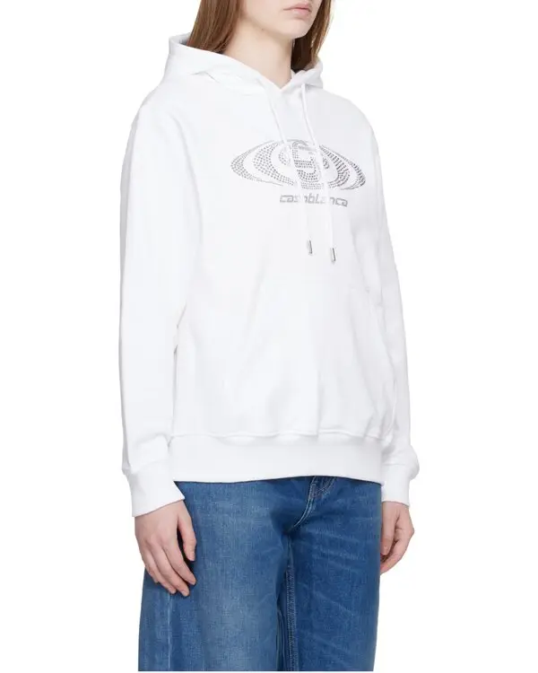 Casablanca Rhinestone Logo Hoodie