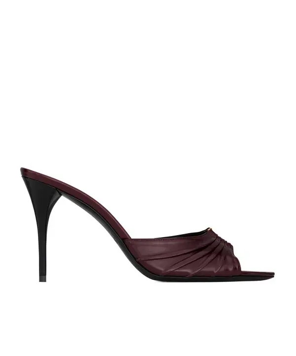 Saint Laurent Babylone Gathe Mules