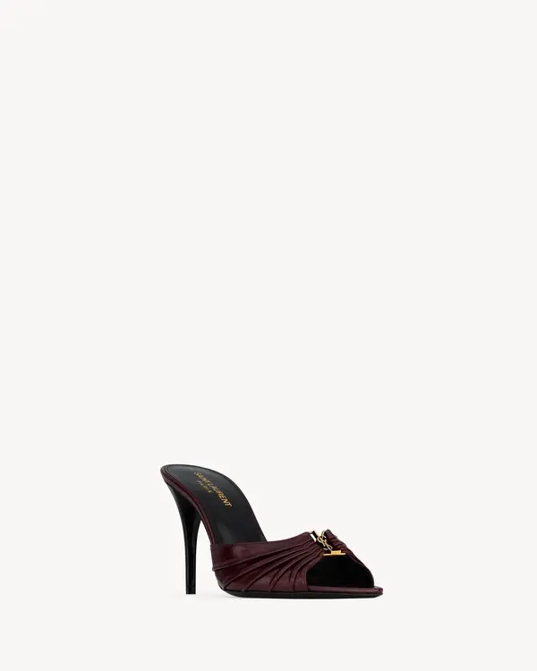 Saint Laurent Babylone Gathe Mules
