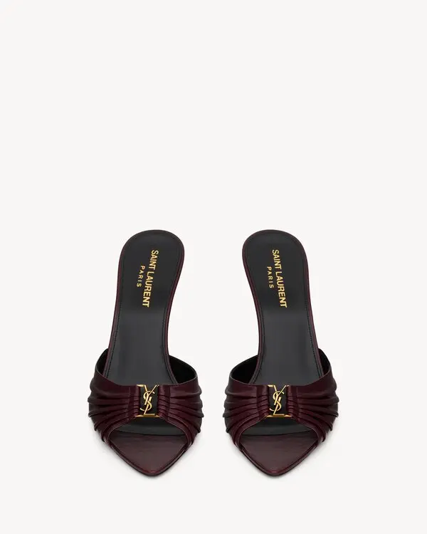 Saint Laurent Babylone Gathe Mules
