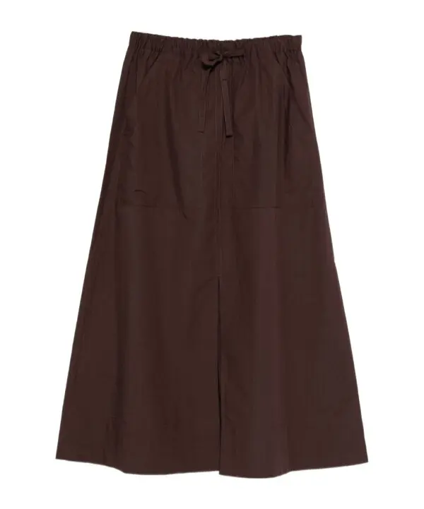 Soeur Half-length Skirt With Slits - Black