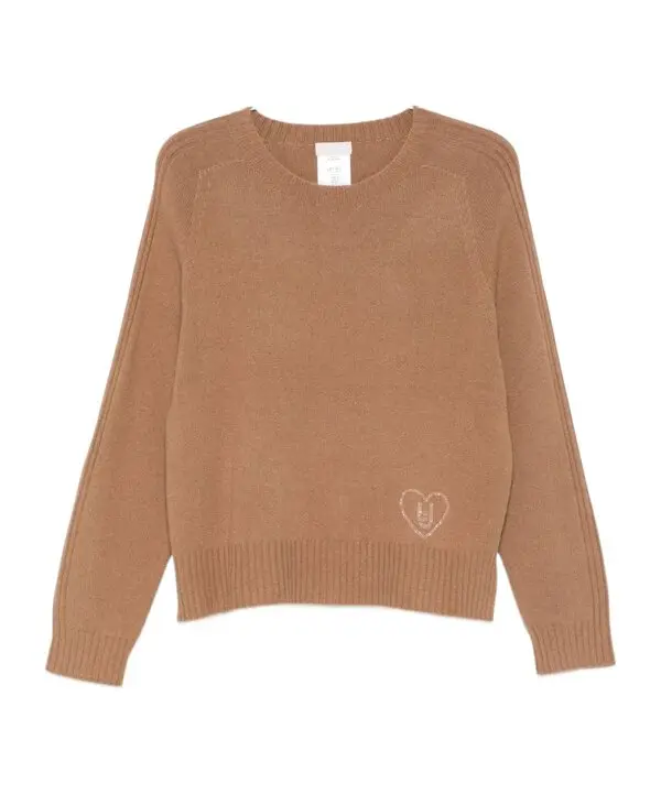 Liu Jo Heart Motif Knitted Sweater - No