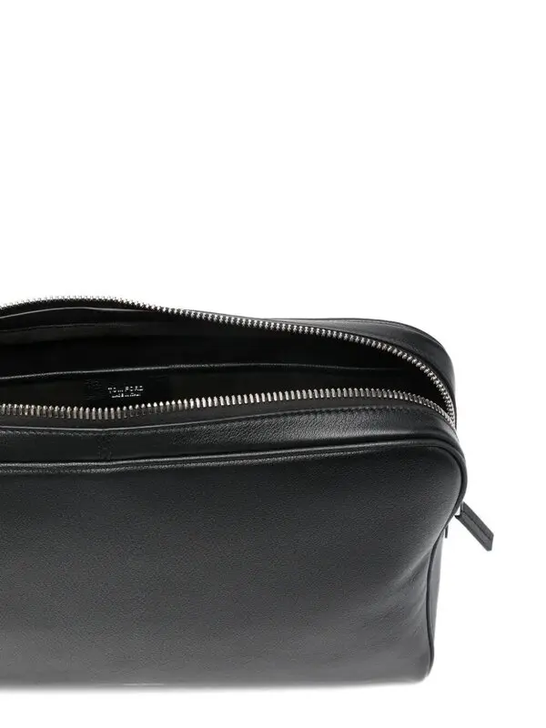 TOM FORD Grain Leather Laptop Pouch