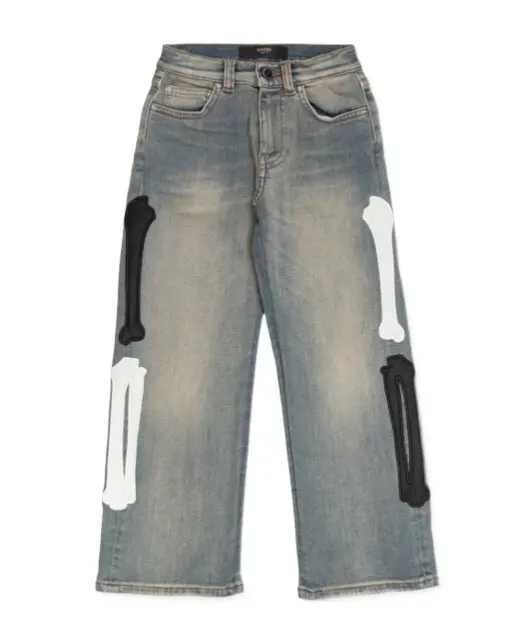 Amiri Bone Appliqué Jeans