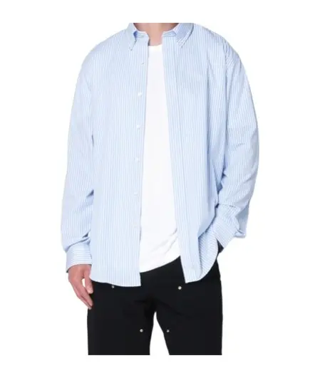 Polo Ralph Lauren Polo Pony-embroidered Striped Shirt - Blue