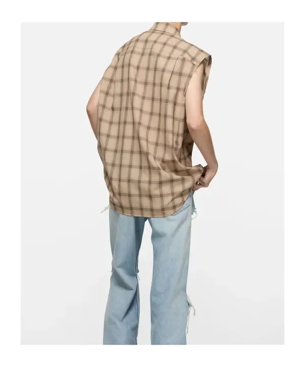 Acne Studios Checked Sleeveless Vest