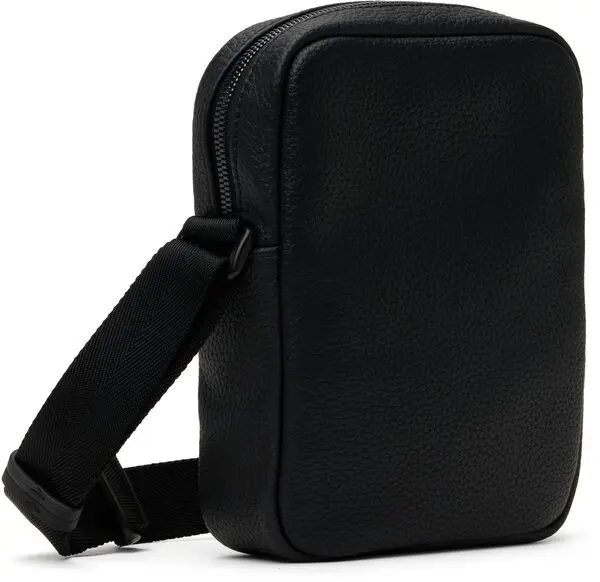 Hugo Boss Logo Plaque Zip-up Messenger Bag