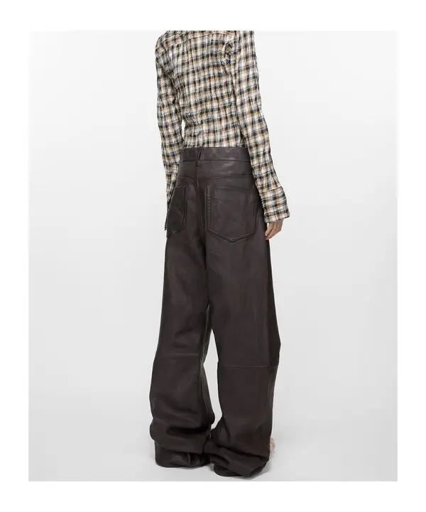 Acne Studios Leather Trousers