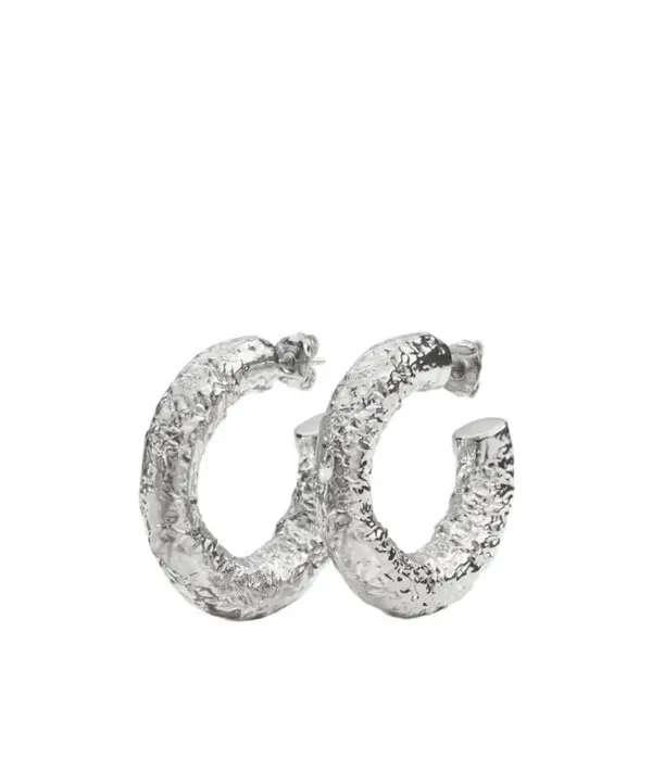 MAISON MARGIELA Textured Hoop Earrings