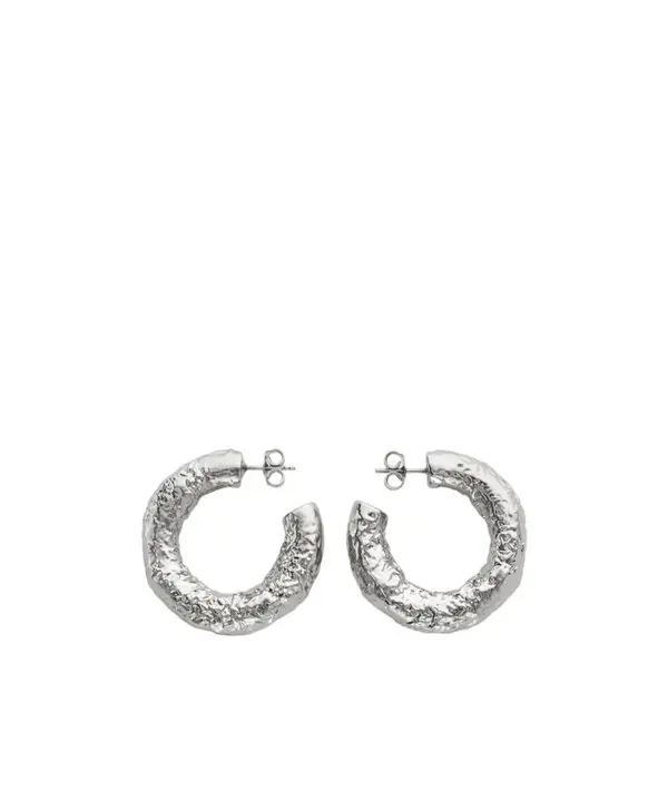 MAISON MARGIELA Textured Hoop Earrings
