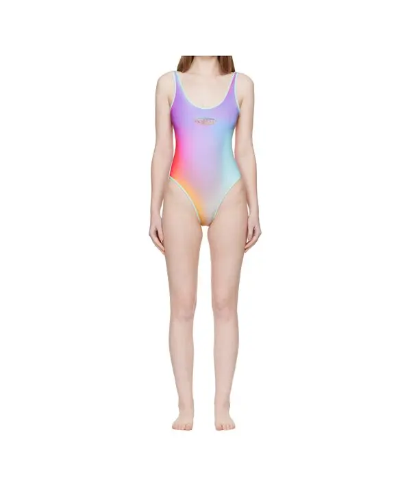 Casablanca Gradient Swimsuit - Nude